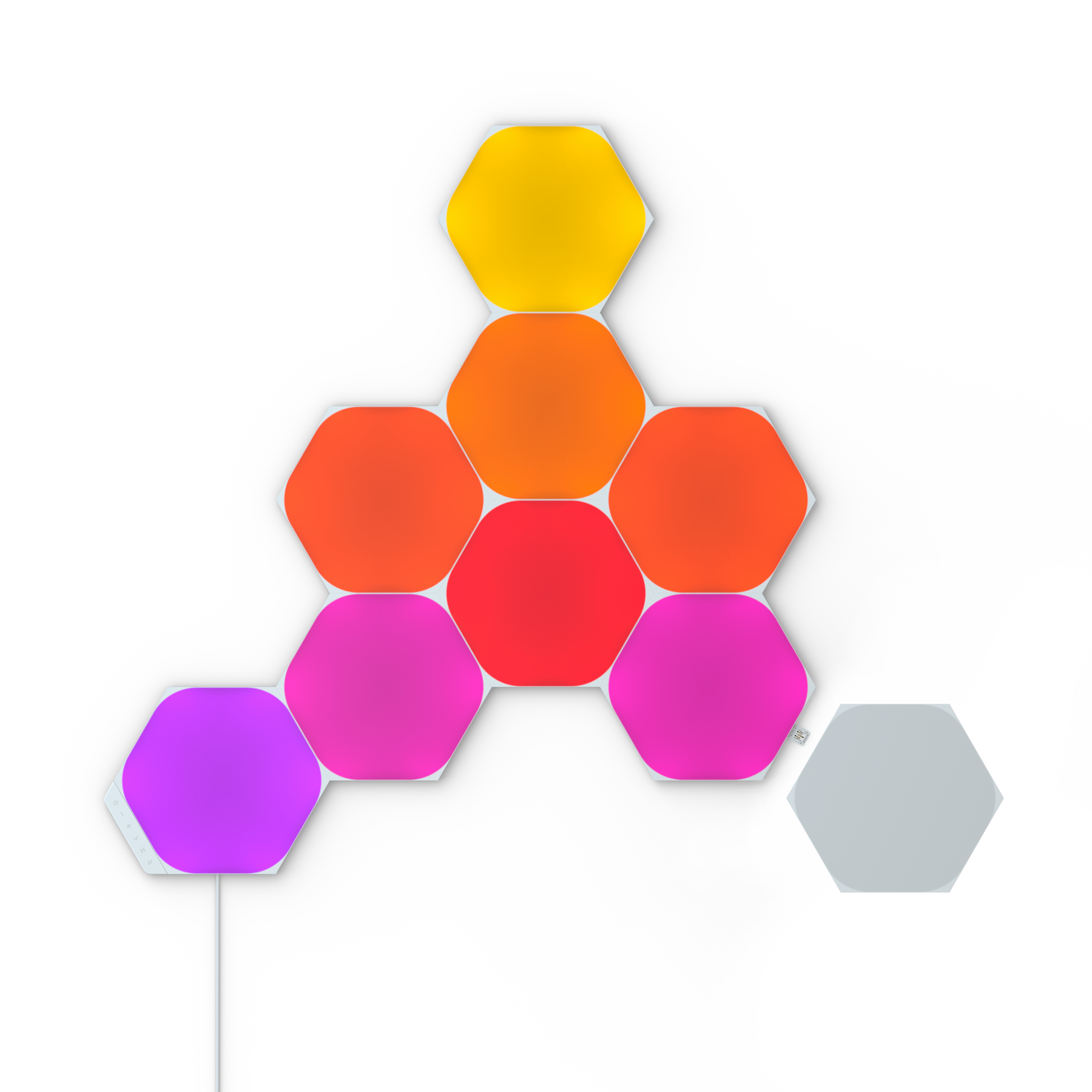 Nanoleaf Shapes Hexagons | Smart LED Light Panel Kit – Nanoleaf Shop Global