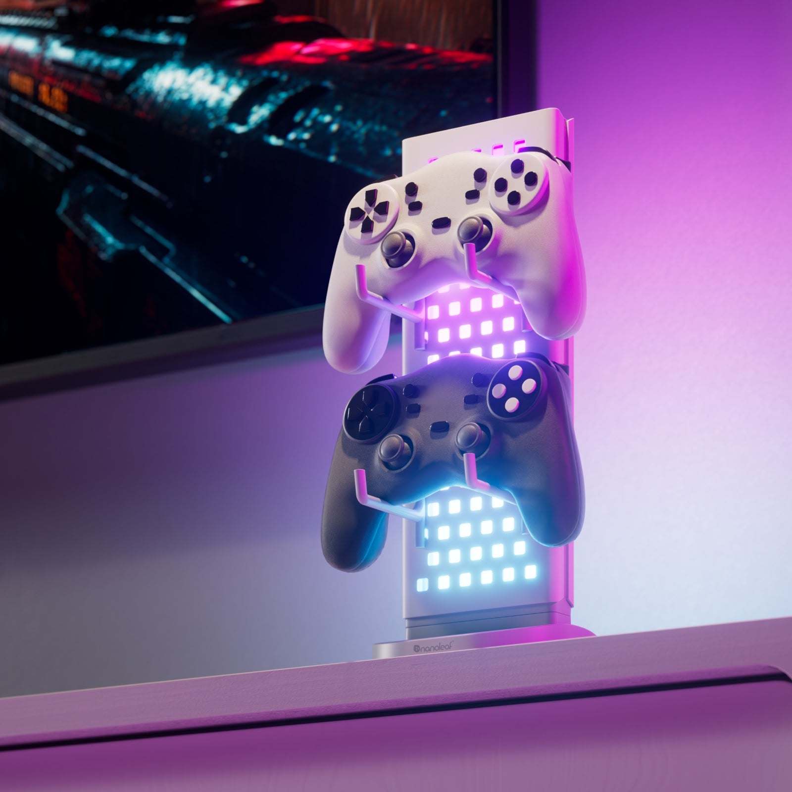 Nanoleaf Pegboard Desk Dock | RGB Gaming & Desk Organization – Nanoleaf ...